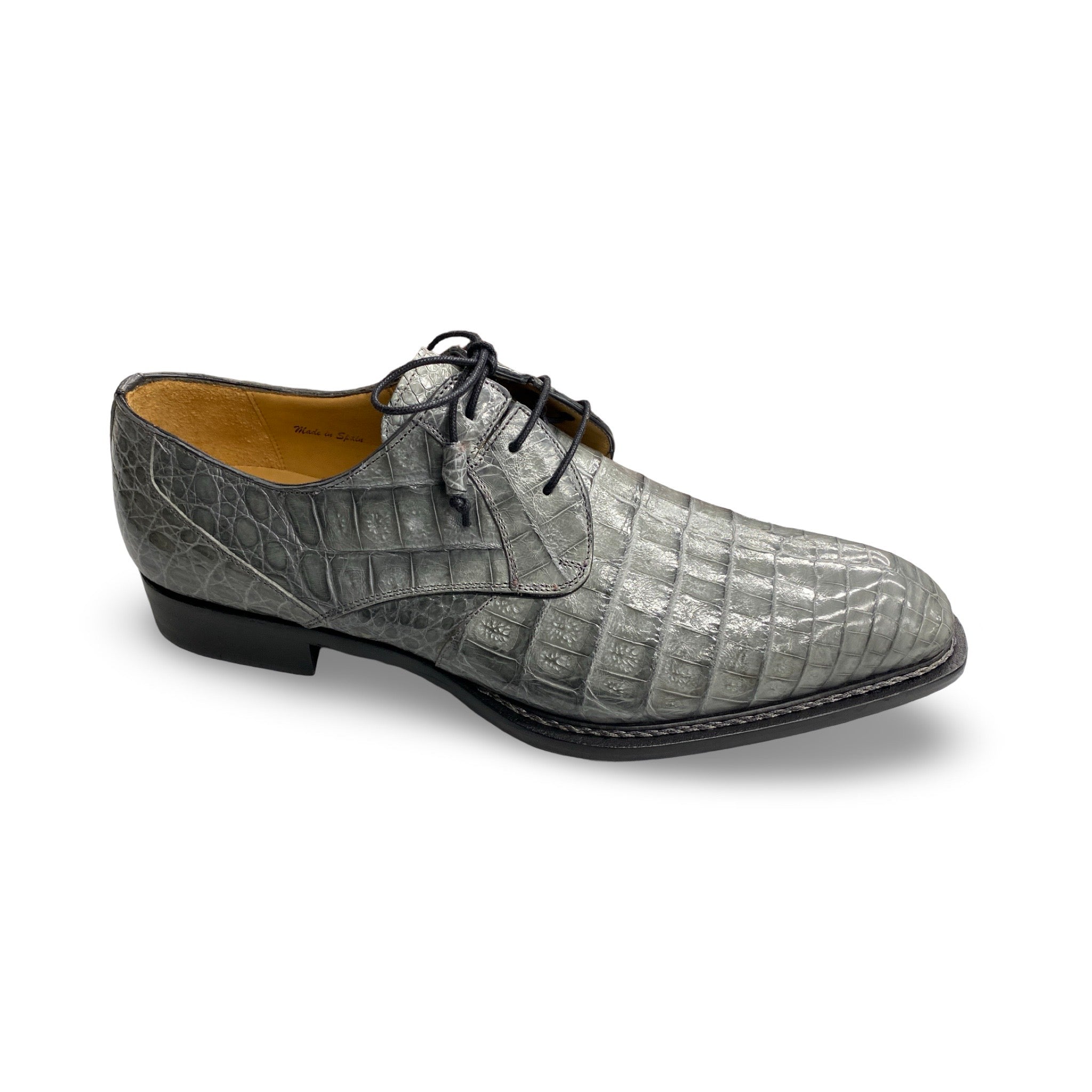 Mezlan Grey All Over Crocodile Shoe – Dan Brothers Shoes
